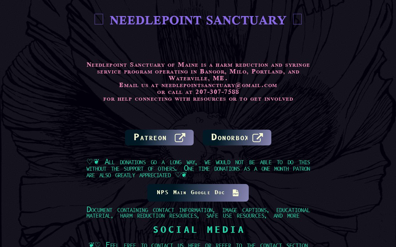 Needlepoint Sanctuary of Maine